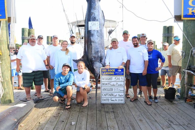 2018 Big Rock Blue Marlin Tournament Results | Marlin