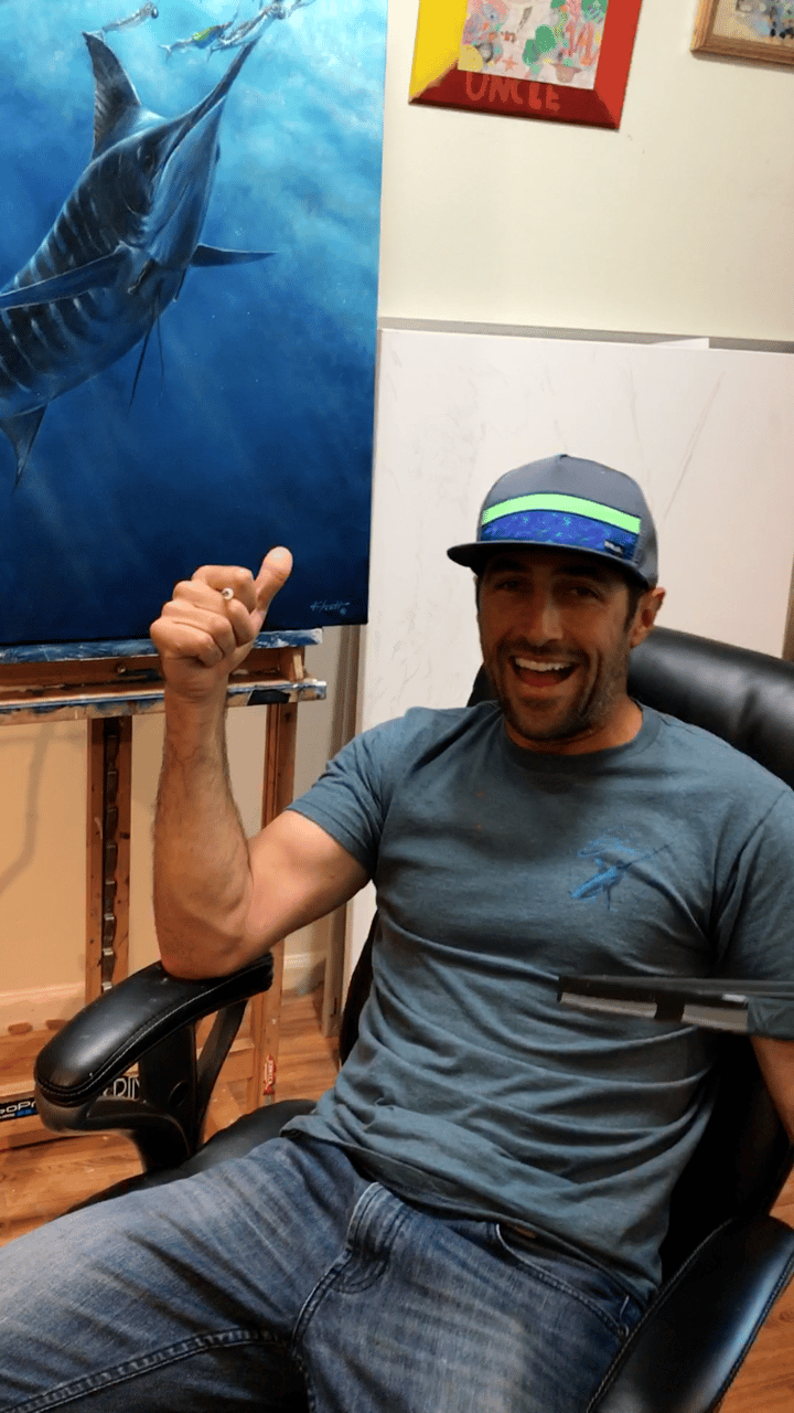 K.C. Scott's Marlin Painting | Marlin