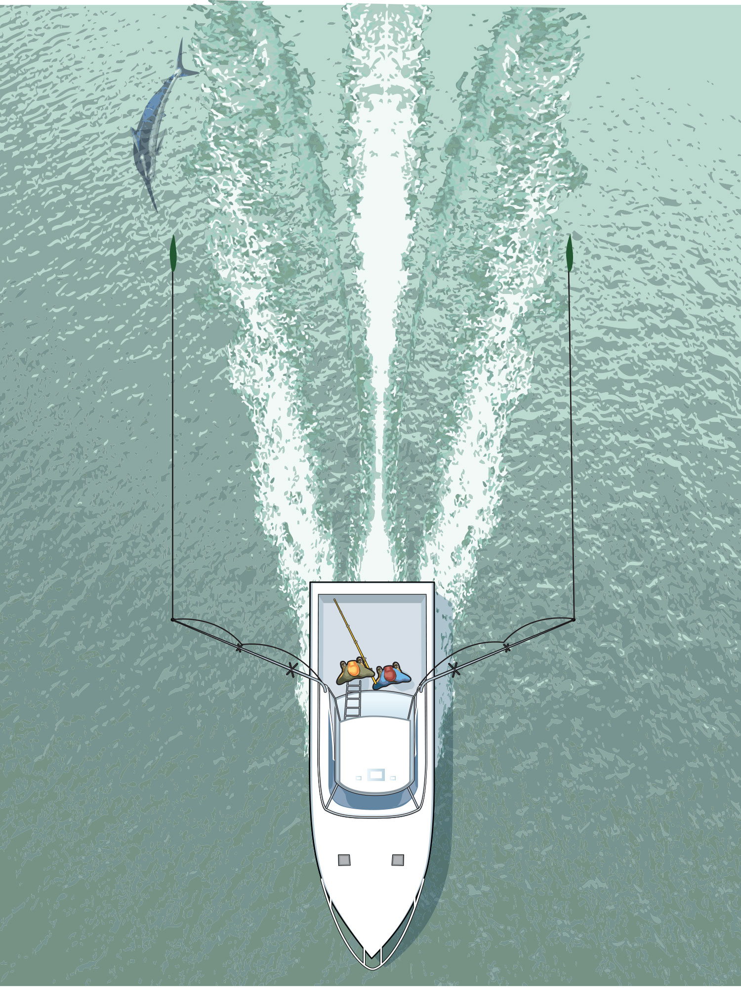 Marlin Fishing Teaser Tactics, Bait and Switch | Marlin