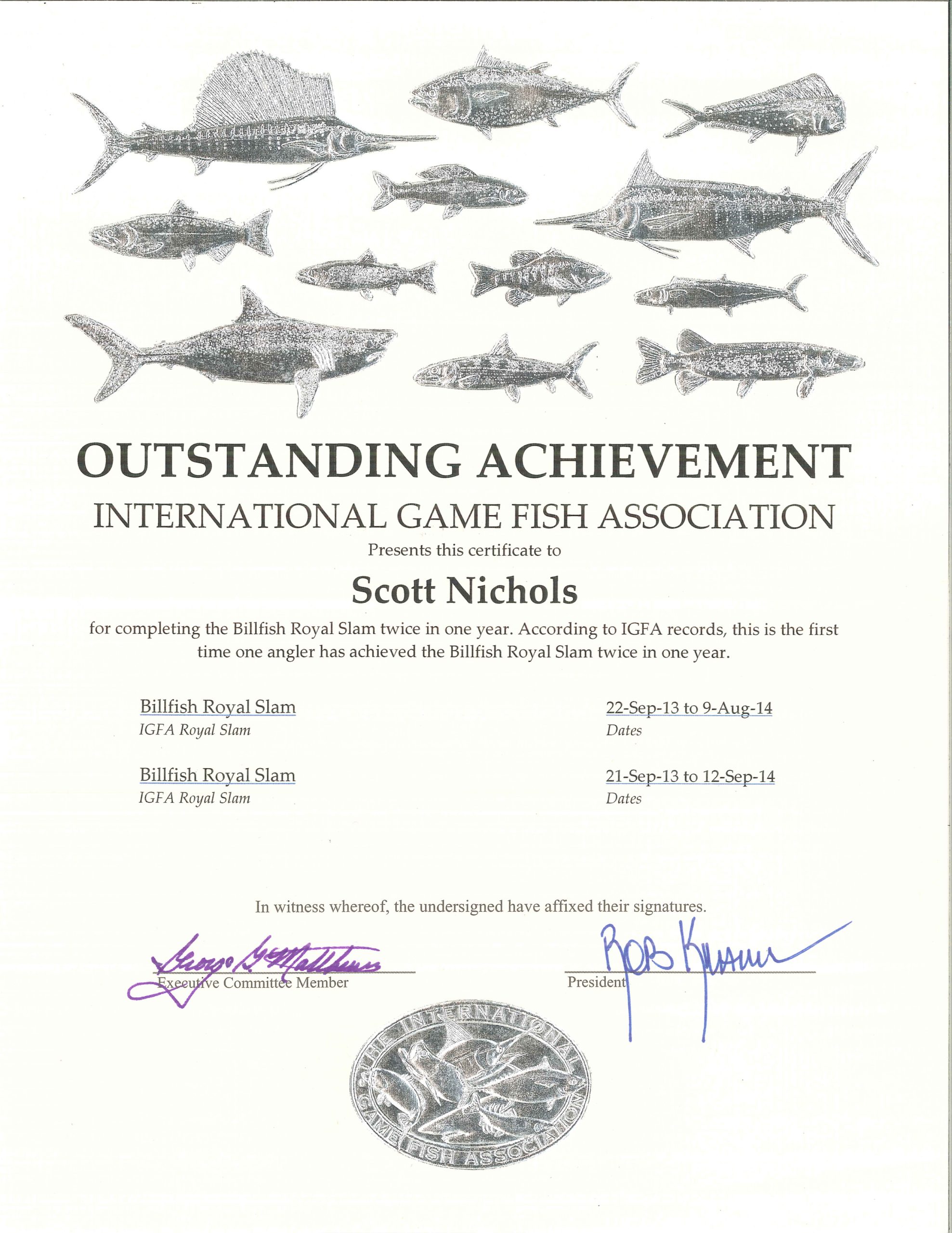 Scott Nichols Releases Two Royal Slams in A Single Year | Marlin