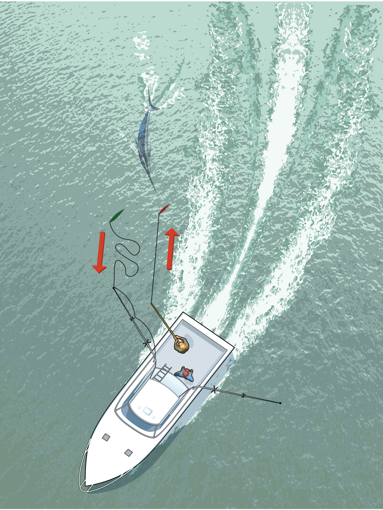 Marlin Fishing Teaser Tactics, Bait and Switch | Marlin